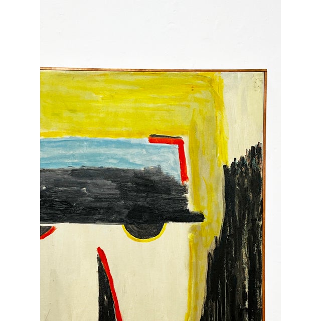 Modernist Abstract Painting by Ny Expressionist Phillip Callahan, Circa ...