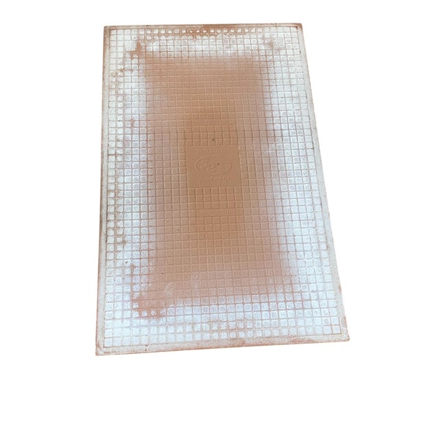 Turkish Multicolored Geometric Pattern Ceramic Tile 16" H | Chairish