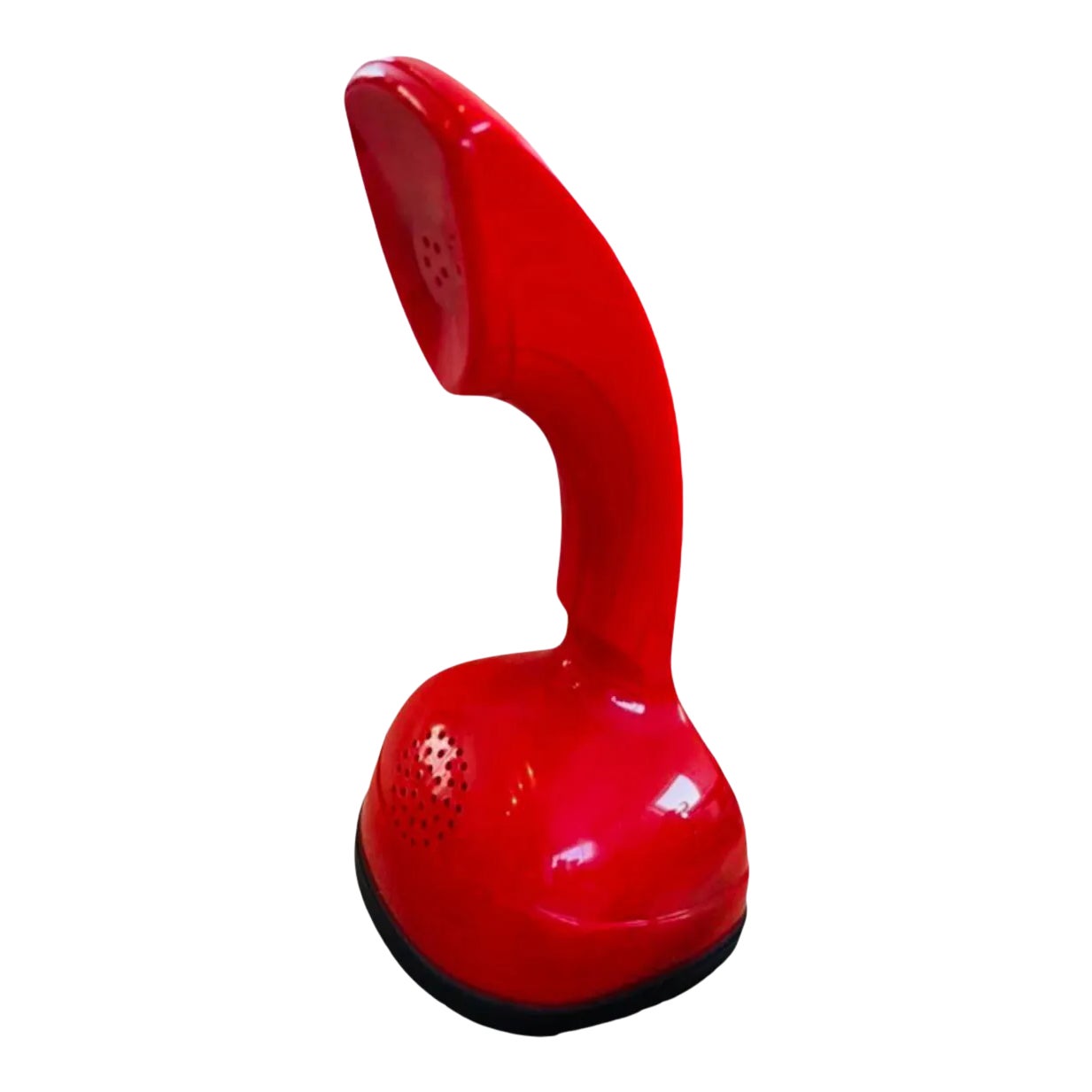 1990s Bright Red Modern Space Age Scandi Phone Space Age Modern | Chairish