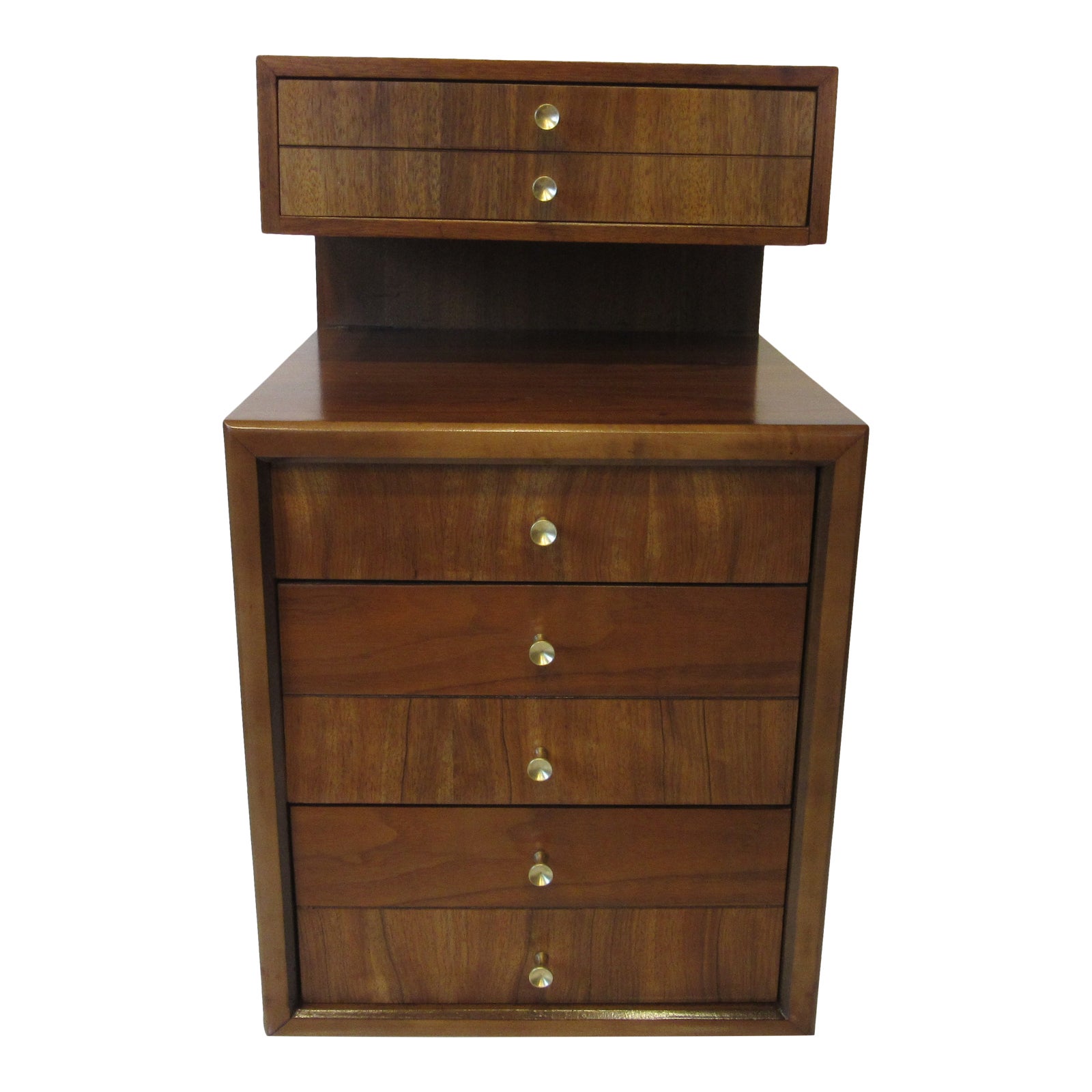 Mid Century Jewelry Dresser Top Chest / Box | Chairish