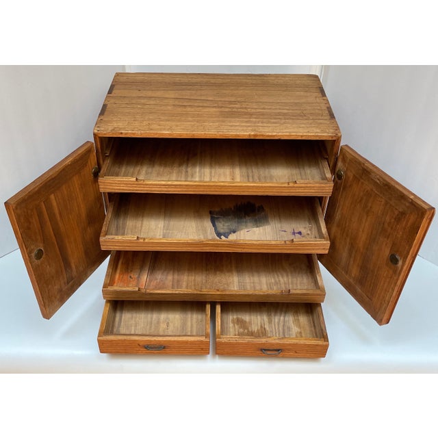 1900s Japanese Tansu Storage Box | Chairish