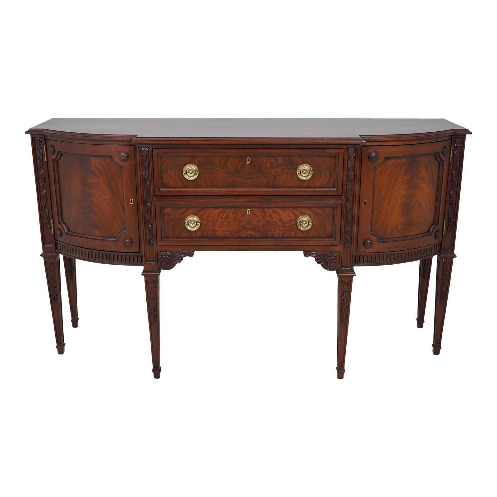 Councill Craftsmen Adam Style Mahogany Sideboard | Chairish