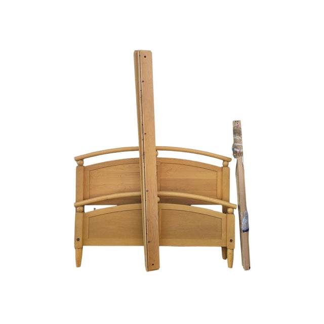 Ethan Allen American Dimensions Beech Full Size Bedstead | Chairish