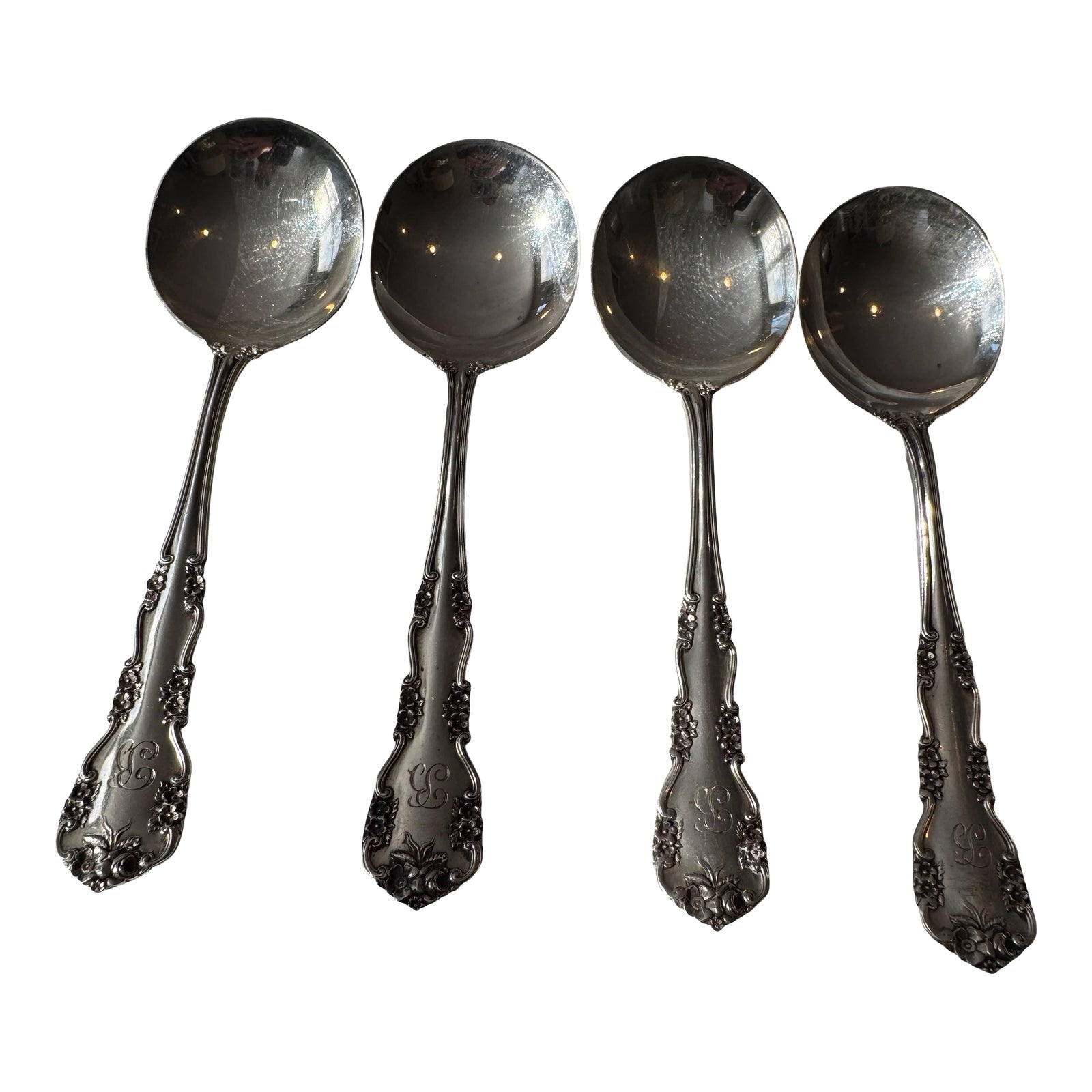 Antique International Silver "Wild Rose-Old" Sterling Silver Gumbo ...