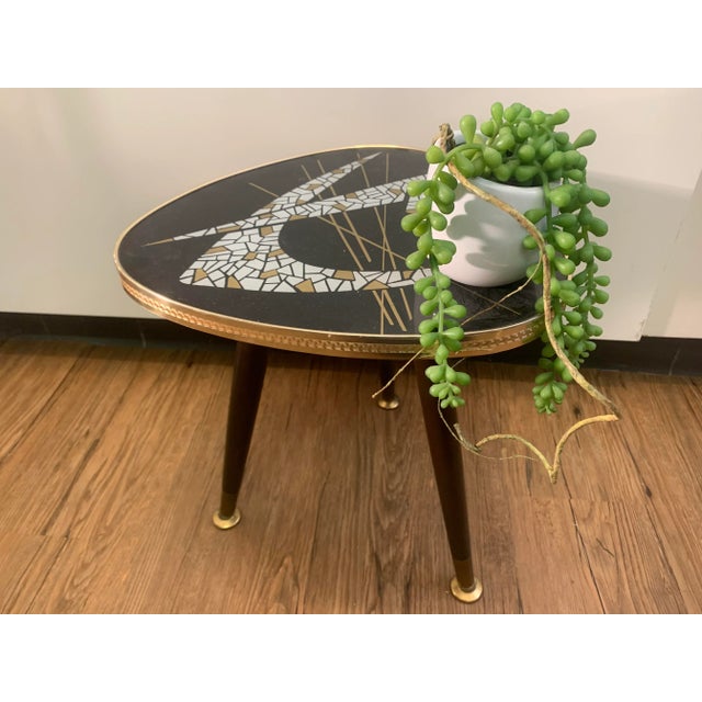 Kidney-Shaped Flower Table or Plant Stand, 1950s | Chairish