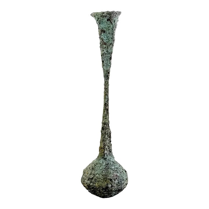 Mid 20th Century French Modern Cast Bronze Sculpture of a Vase | Chairish