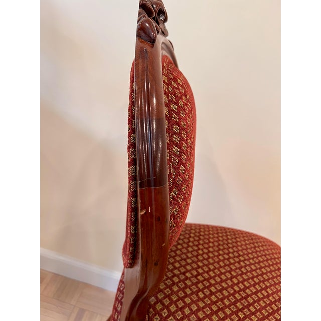 Early 20th Century Victorian Style Parlor Chair | Chairish