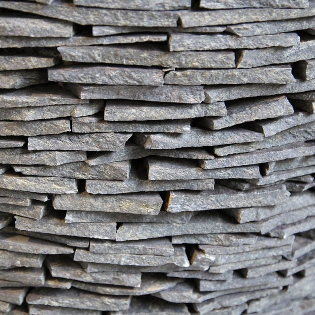 Slate Stacked Planter Pot | Chairish