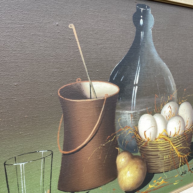 Mid 20th Century French Artist Violette De Mazia Framed Painting on ...