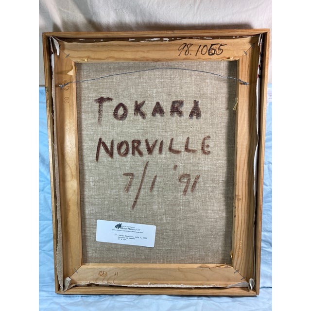 1990s "Portrait of a Black Gentleman" Oil Painting by Elyssa Rundle ...