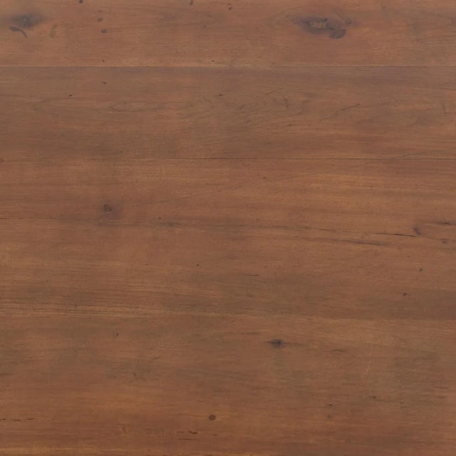 19th Century French Provincial Louis XV Style Cherry Bureau Plat or ...