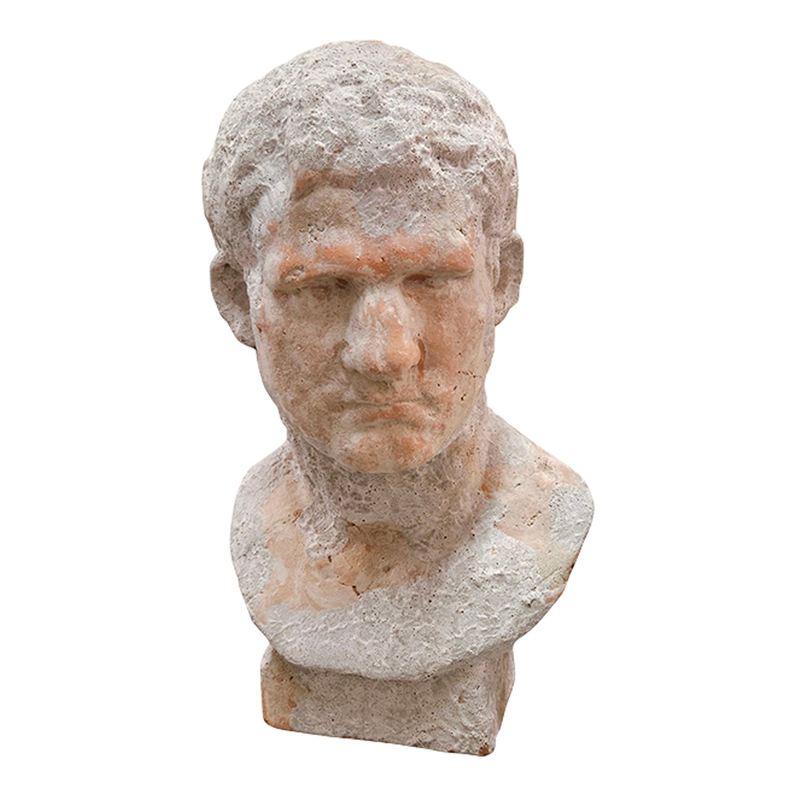 Terracotta Bust of Marcus Vipsanius Agrippa | Chairish