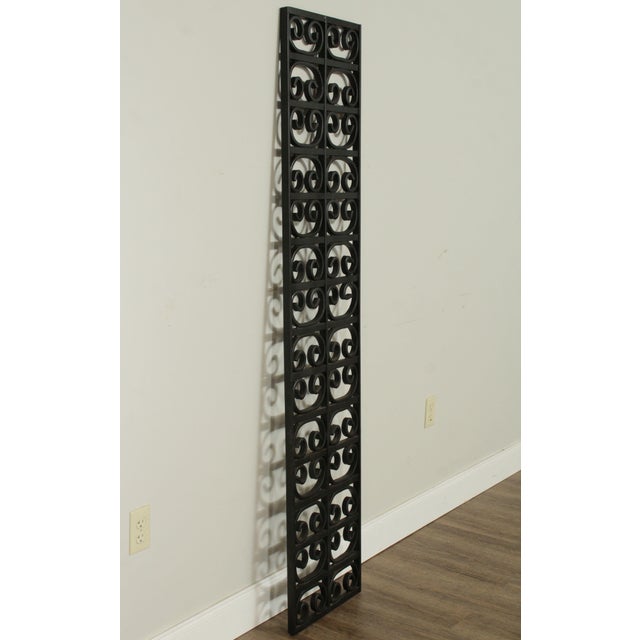 Vintage Custom Wrought Iron Garden Trellis | Chairish