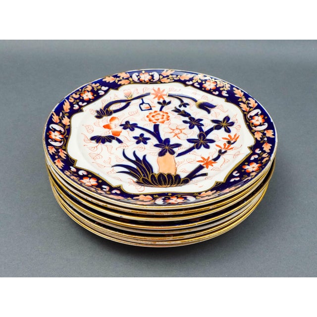 Mid 20th Century Copeland English 2 609 Imari Style Cobalt Gold ...