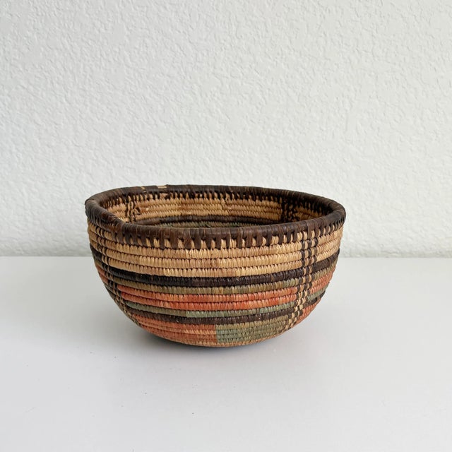 Late 20th Century Nigerian Hausa Basket | Chairish