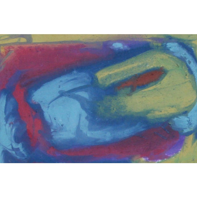Darrell James Fusaro Cool Toned Abstract 'Seemingly by Accident" 1993 ...