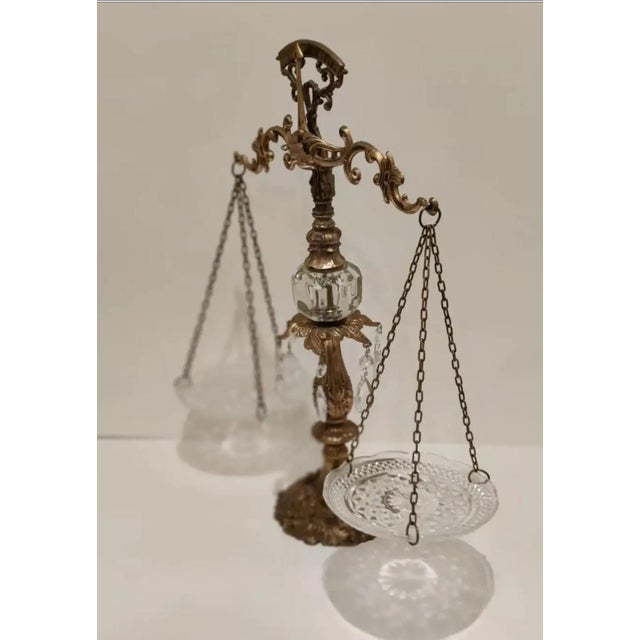 1960s Hollywood Regency Ornate French Style Decorative Balance Scale ...