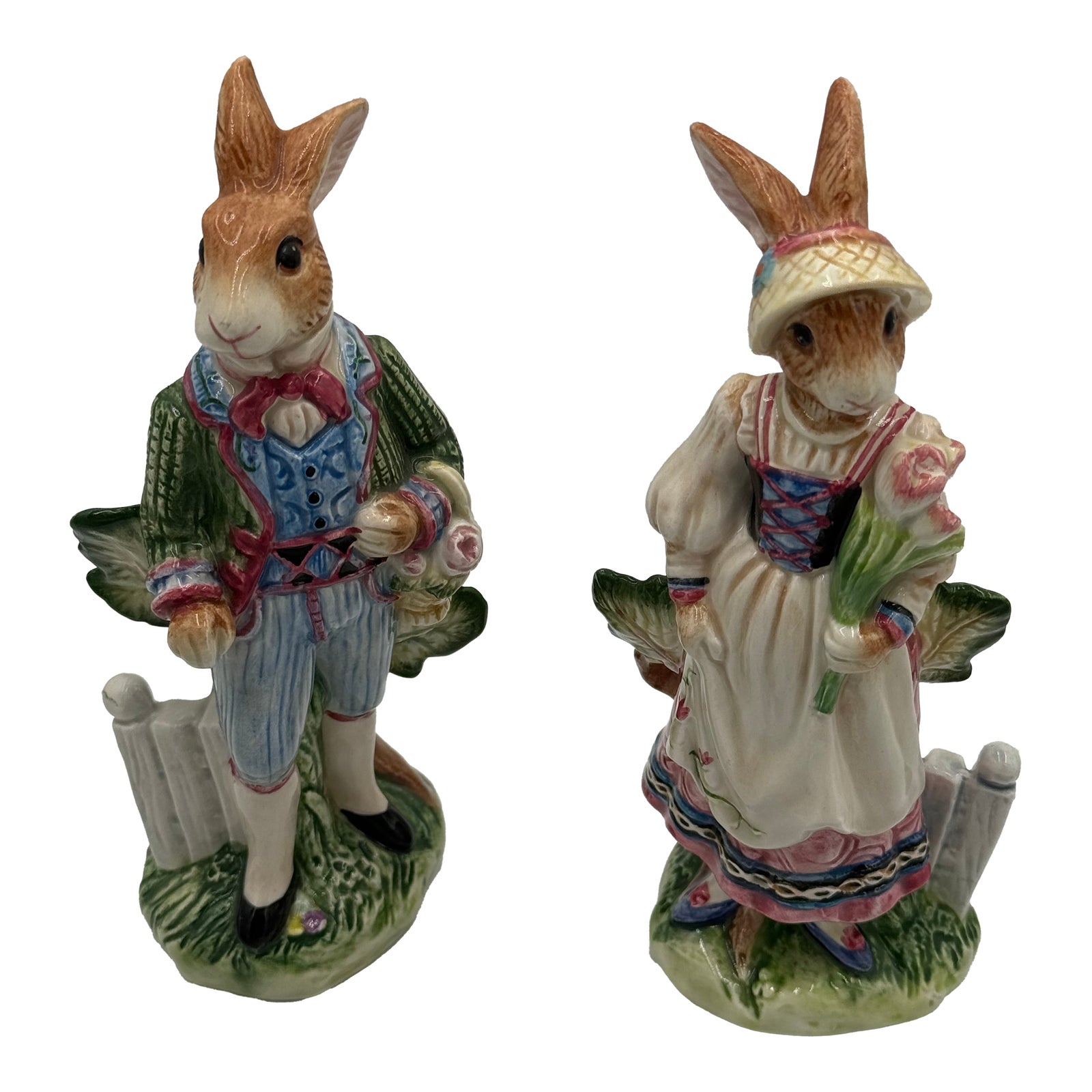 1990s Fitz and Floyd Classic “Old World Rabbits” Salt and Pepper ...