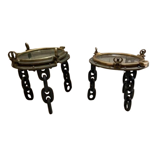 Vintage Custom Made Nautical Style Solid Brass Voyager Ship Porthole ...