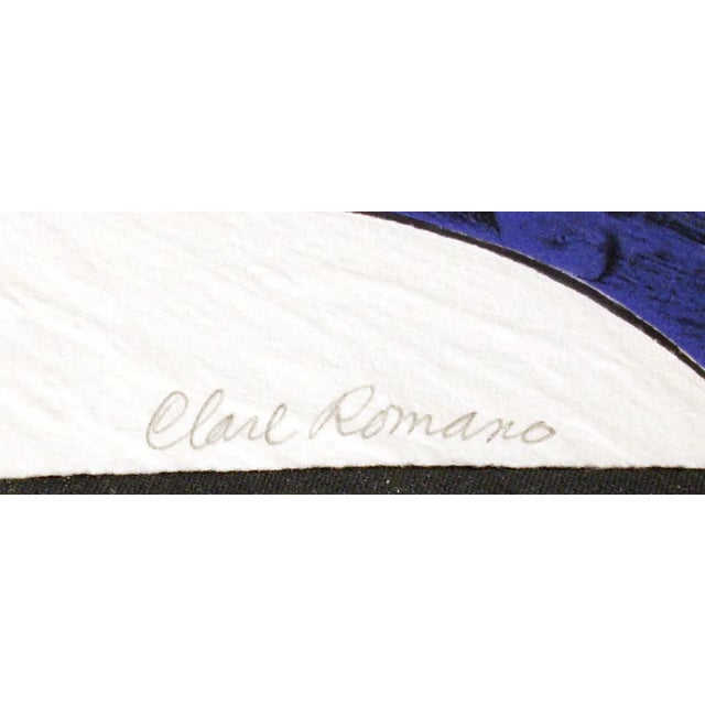 Clare Romano "Deep Canyon" Hand Signed Vintage Collagraph Art Print ...