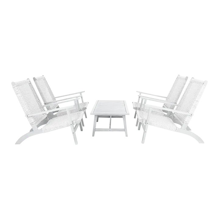 Deven 5 Piece Living Set - Gray | Chairish