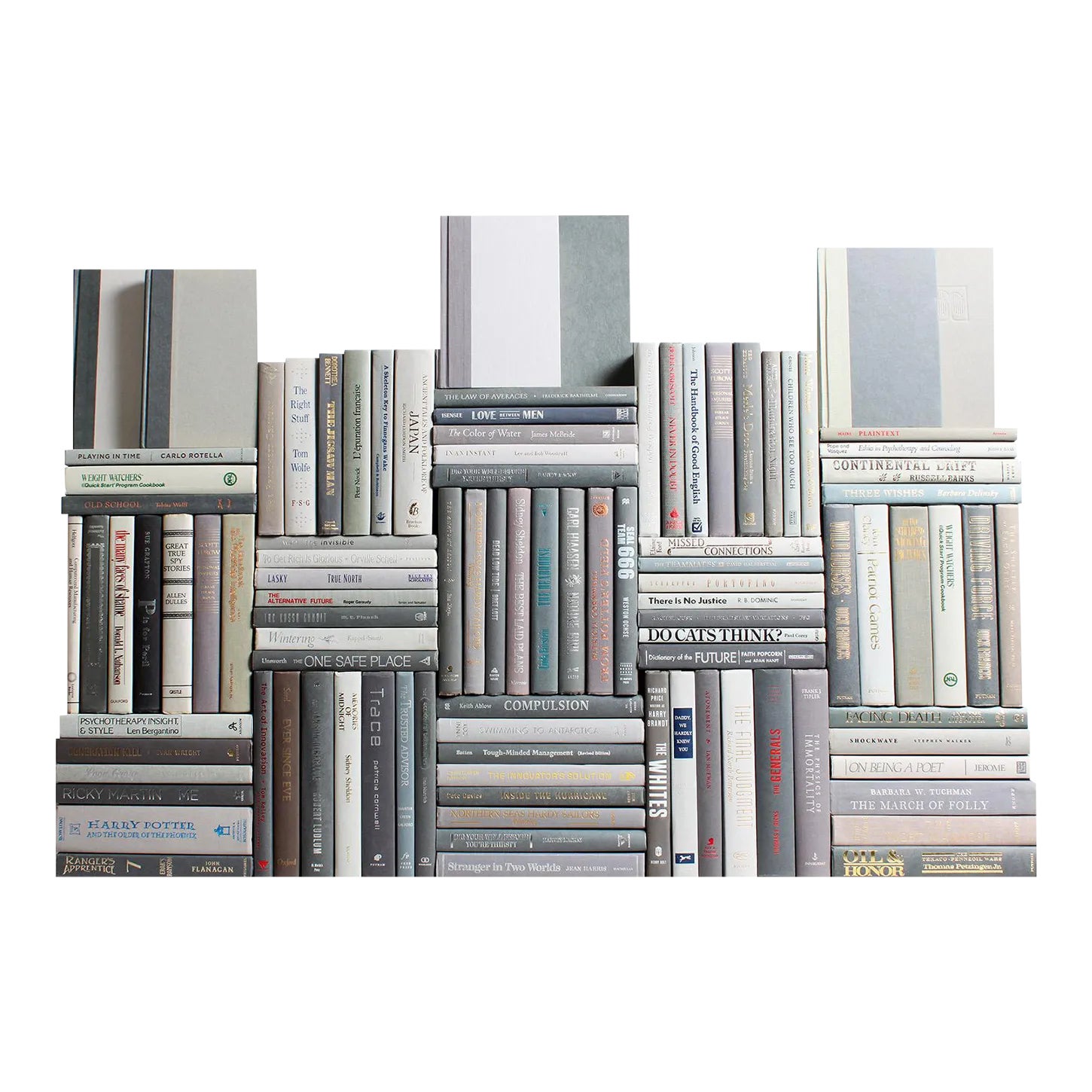 Modern Granite Books - Set of 100 | Chairish