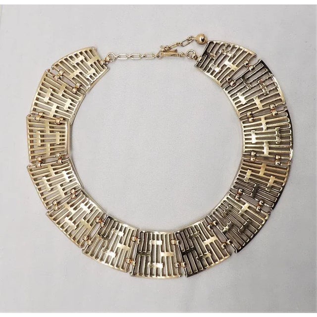 1956 Trifari "Woven" Collar Necklace | Chairish