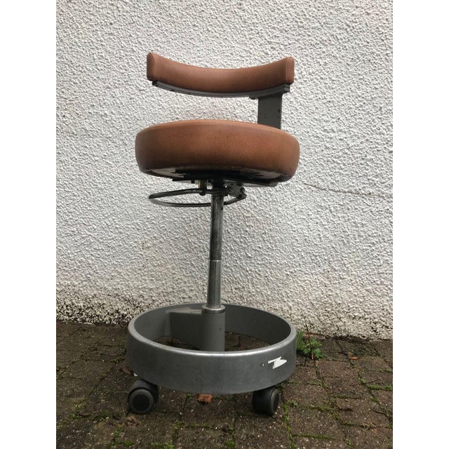 Adjustable Swivel Chair on Wheels from Siemens, 1960s | Chairish