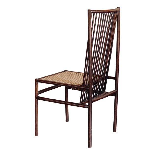Vintage Brown Structural Chair | Chairish