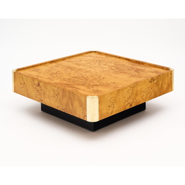 French Vintage Jean-Claude Mahey Coffee Table | Chairish