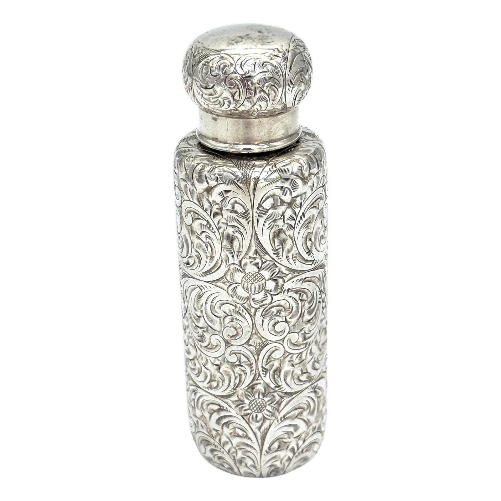 Aesthetic Movement Tiffany & Co. Hand-Engraved Sterling Silver Pocket ...