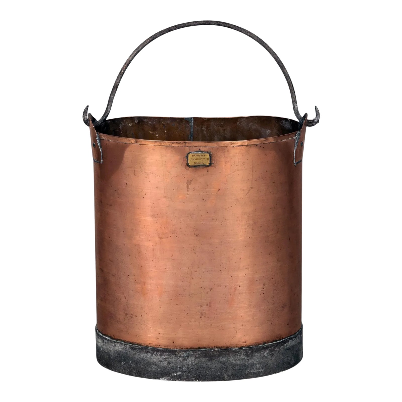 Antique French Copper Pail | Chairish