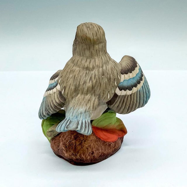 Mid-Century Boehm Porcelain Figurine, Fledging Bluebird | Chairish