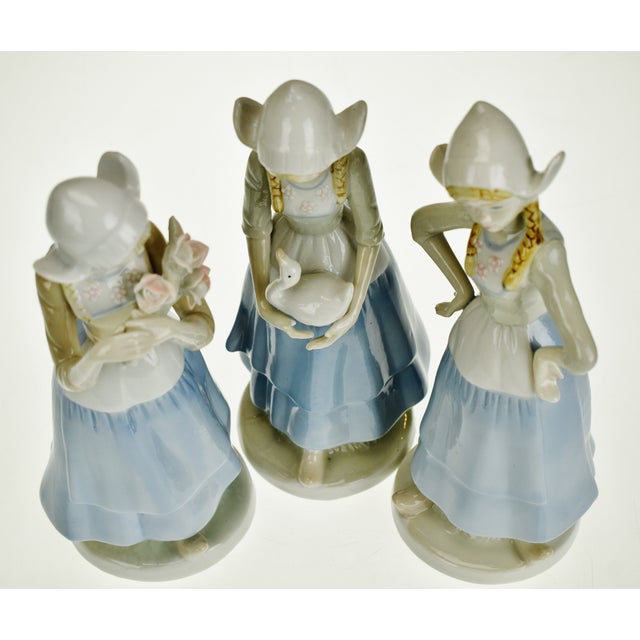 Vintage Crown Royals Porcelain Figurines - Set of 3 | Chairish
