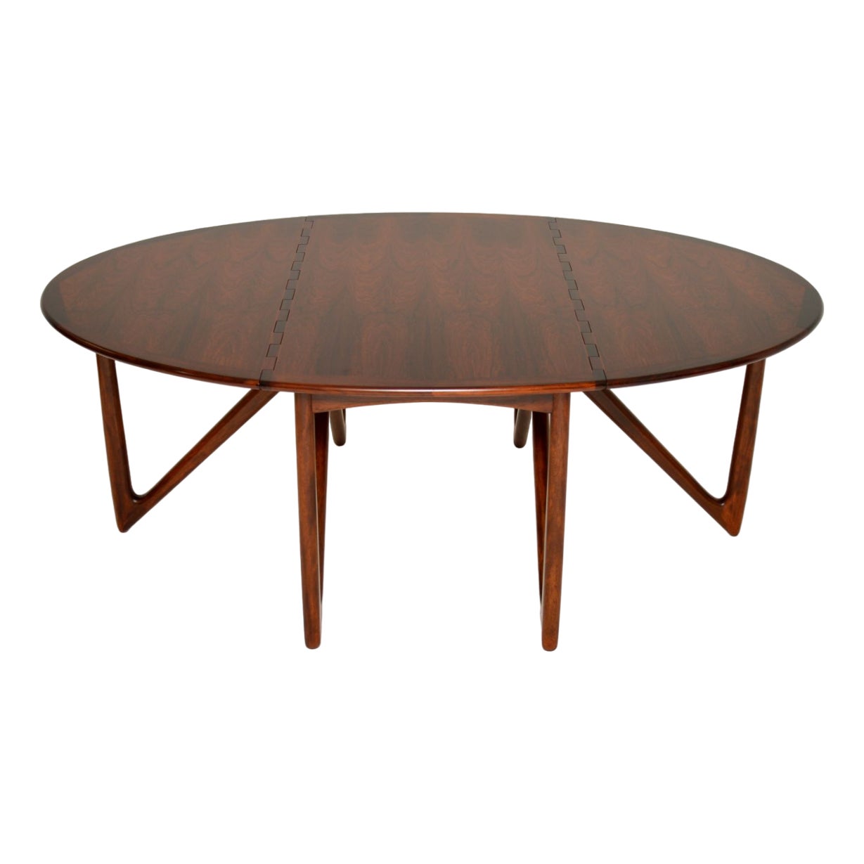 Danish Gate Leg Dining Table by Niels Koefoed, 1960s | Chairish