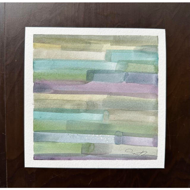 Nancy Smith Original Watercolor Abstract | Chairish