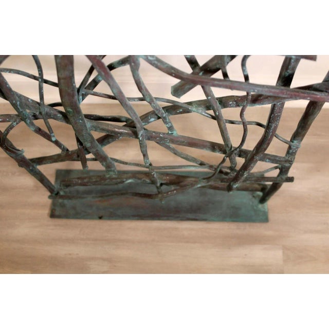 Contemporary Modern Copper Metal Abstract Collage Sculpture by Robert ...