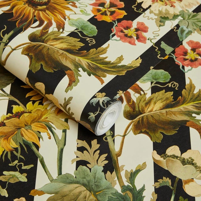 House of Hackney Avalon Wallpaper - Stripe, Sample | Chairish