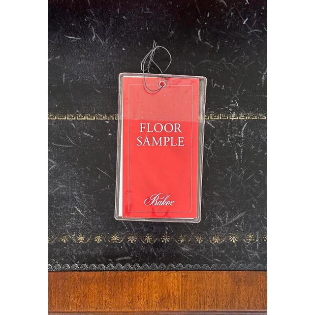 Baker, Knapp & Tubbs Hl Holland X-Leg Writing Desk, Leather Top With ...