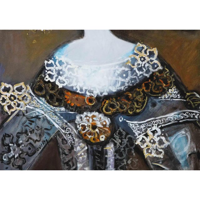 "Queen Isabella I of Spain" Oil on Canvas Painting by Nasser Ovissi ...