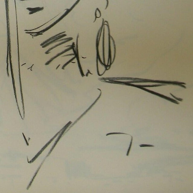 Contemporary Expressionist Style Figurative Charcoal Drawing by Jose ...