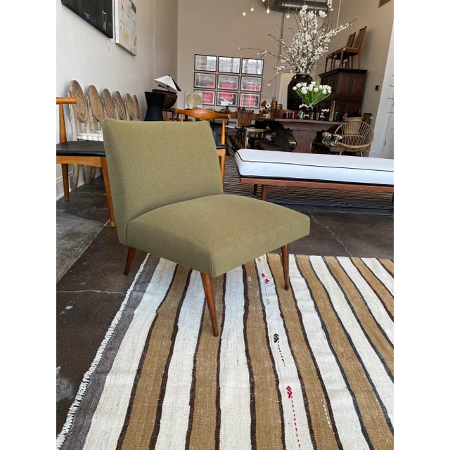 Mid-Century Slipper Chair | Chairish