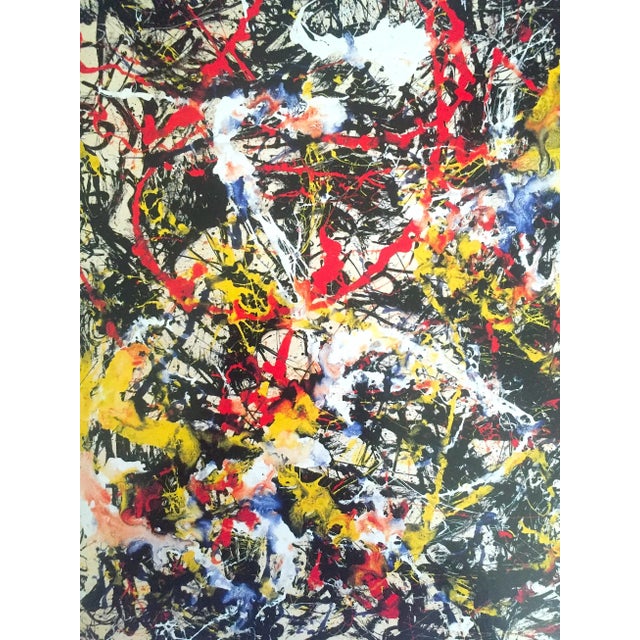 Jackson Pollock Foundation Abstract Expressionist Offset Lithograph Print " Convergence : Number ...