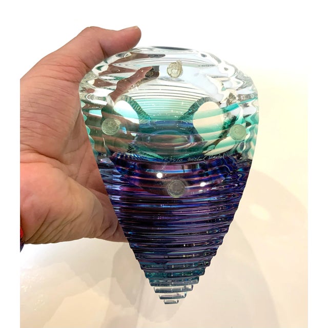 1980s Kit Karbler Glass Sculpture | Chairish