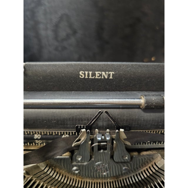 50s Mid Century Modern Smith Corona Silent Black Typewriter With Case ...