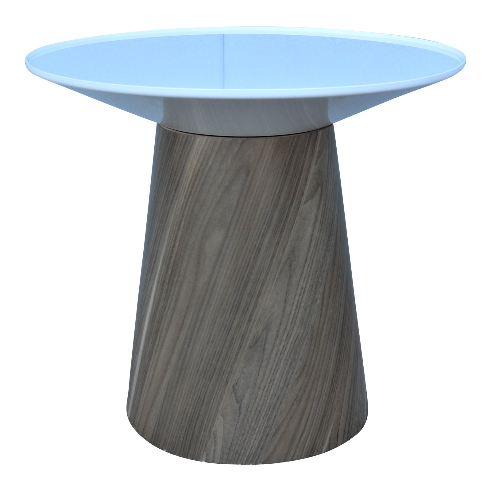 Steelcase Modern Campfire Paper Table with Spinning Table Top | Chairish