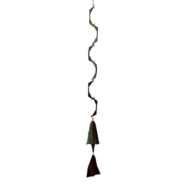 Rare Vintage Sand-Cast Bronze Paolo Soleri Wind Bell With Exaggerated ...