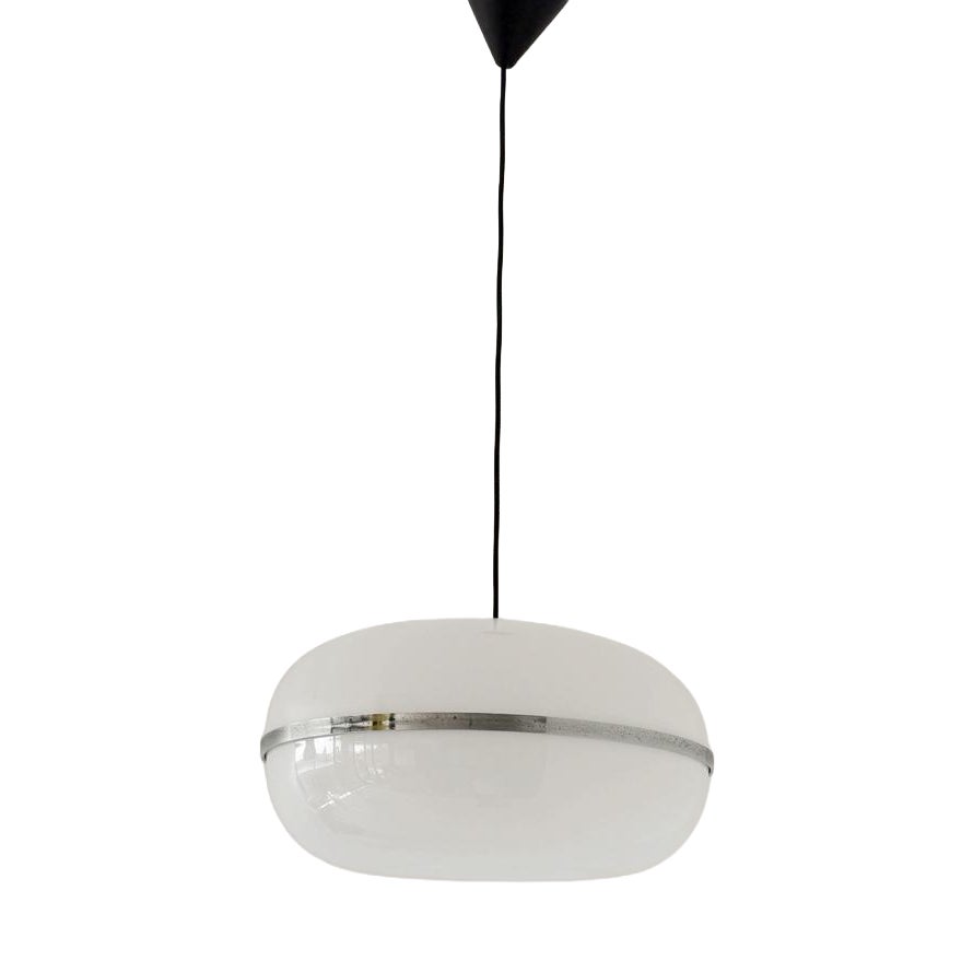 Vintage Acrylic Glass Pendant Light, 1970s | Chairish