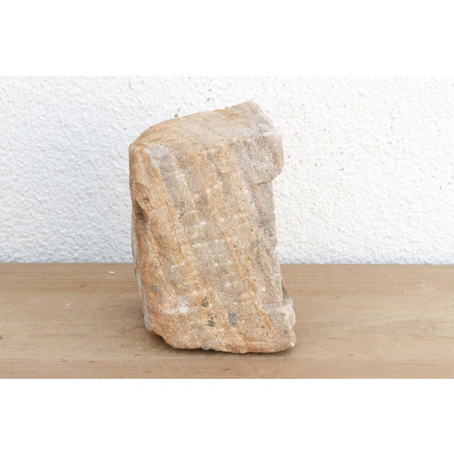 White Lime Patina, Indian Stone Niche | Chairish