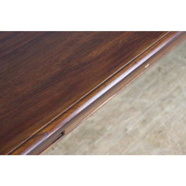 1970s Wide Oak Country Dining Table with Turned Legs | Chairish